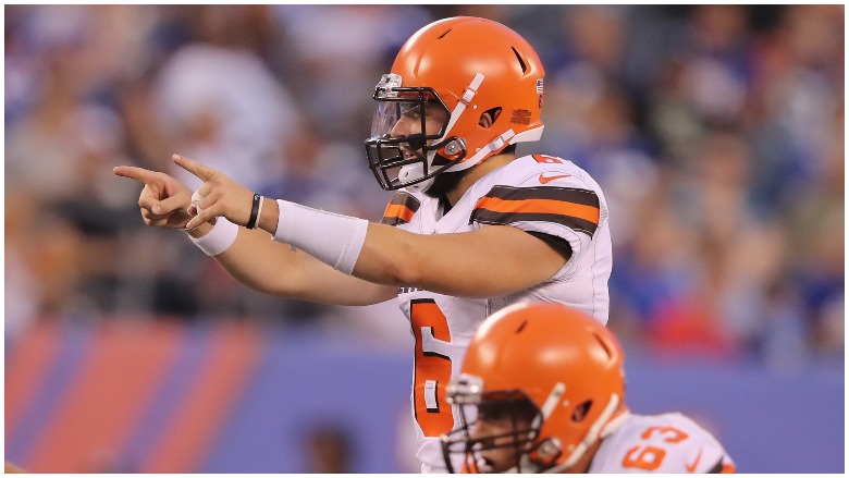 WATCH: Baker Mayfield's 54-yard Touchdown Pass vs Giants