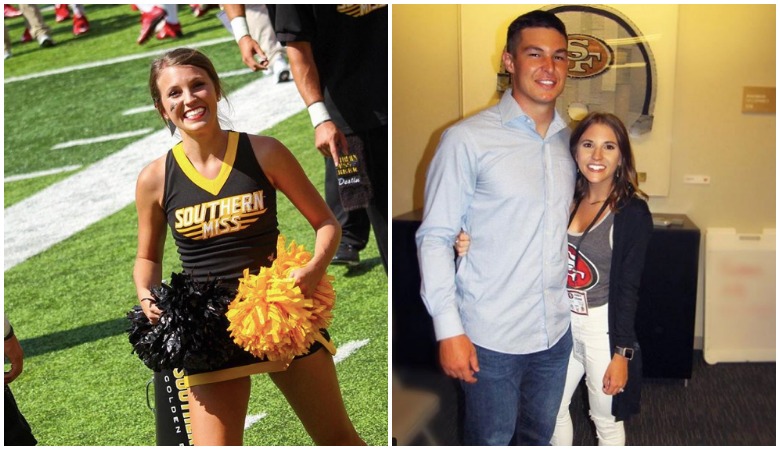 Nick Mullens' Wife, Haleigh, Shows Off Toned Abs at the Beach