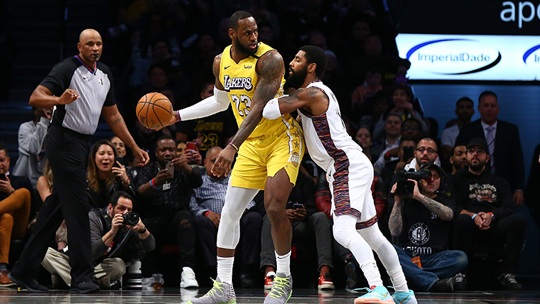 Kyrie Irving Takes Shot At LeBron James During Lakers Game [Watch]