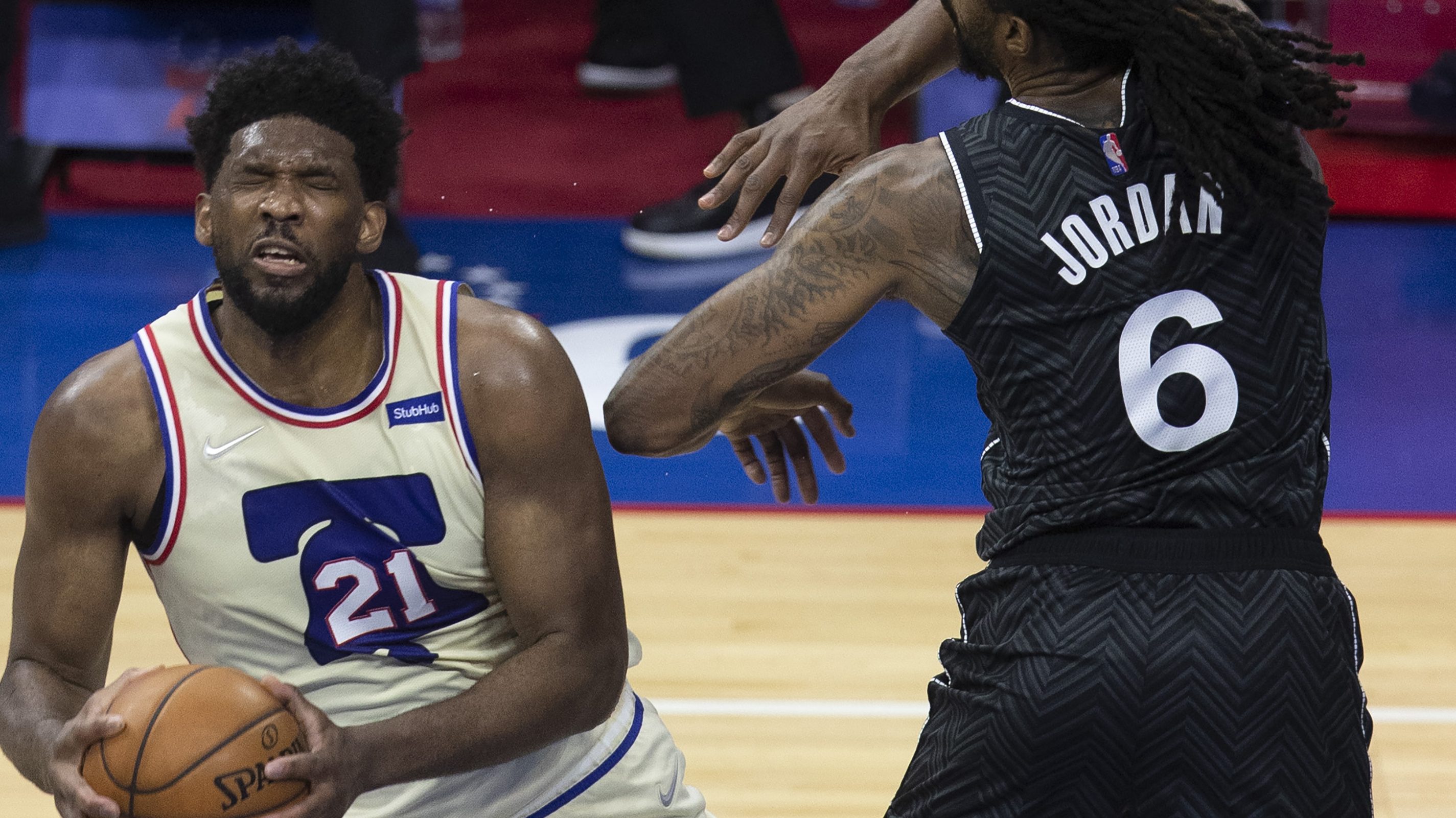 'I Got One Task': Sixers' Joel Embiid Explains Why He's Not Smiling