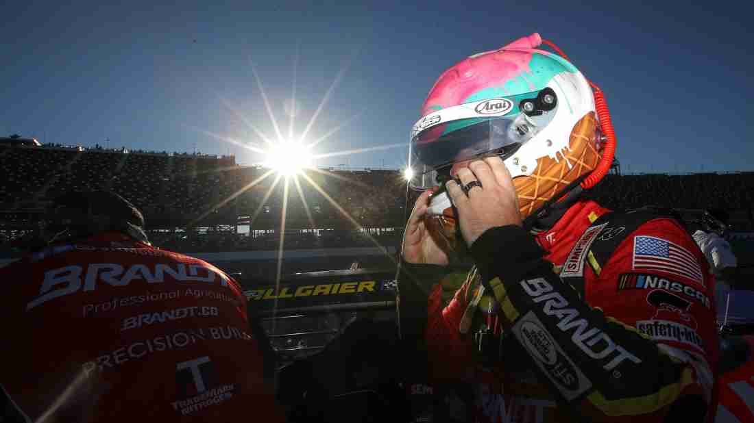 Justin Allgaier Channels the Terminator for Announcement