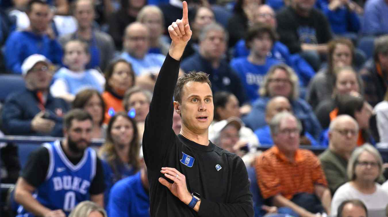 Duke Coach Jon Scheyer Takes a Not-So-Subtle Shot at ACC Decision ...