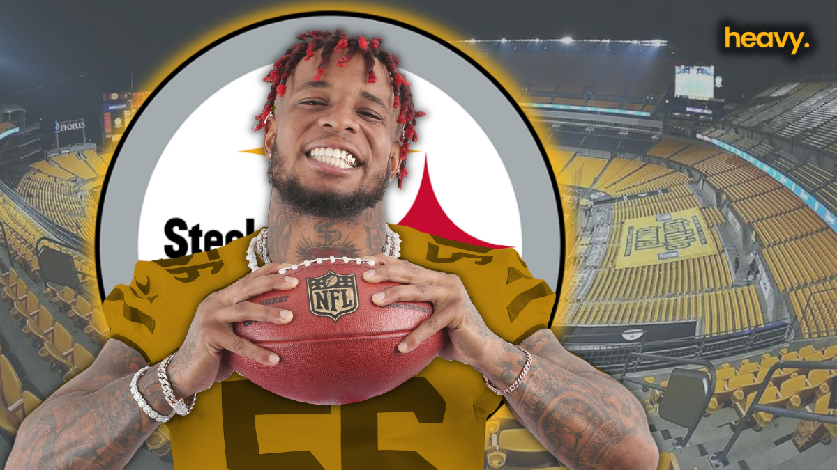 Steelers' Kwon Alexander Reacts to First Photo in Black & Gold