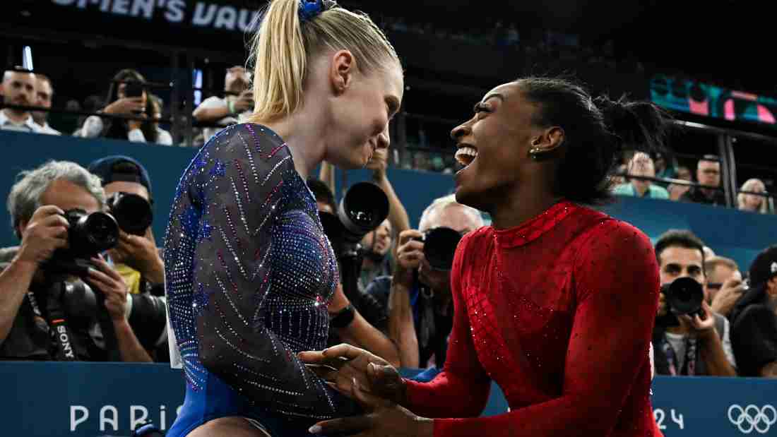Simone Biles Reposts Epic 2-Word Message at 2024 Olympics