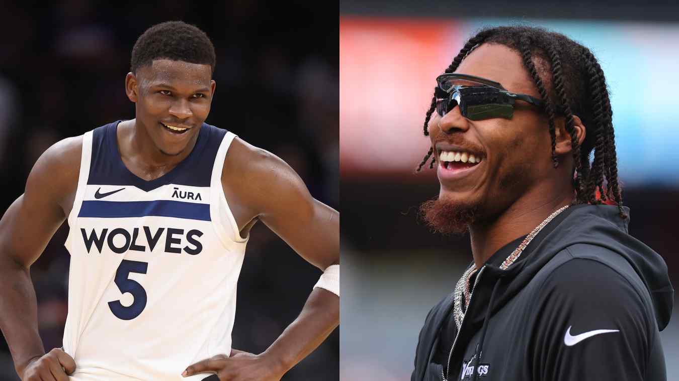 Justin Jefferson Takes Hilarious Jab at Anthony Edwards' NFL Aspirations