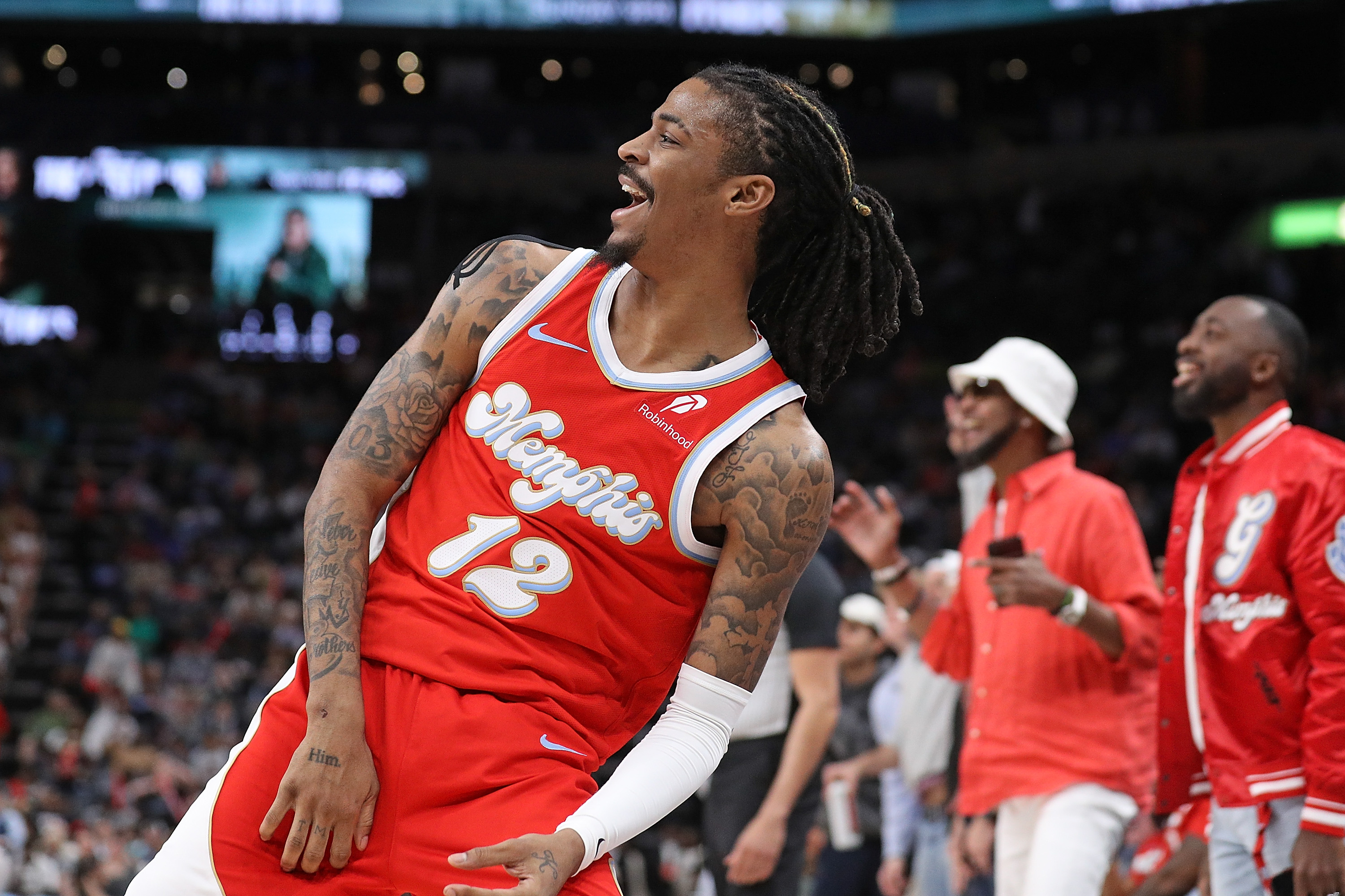 Ja Morant Blasted For Controversial New Celebration After Getting Hit ...