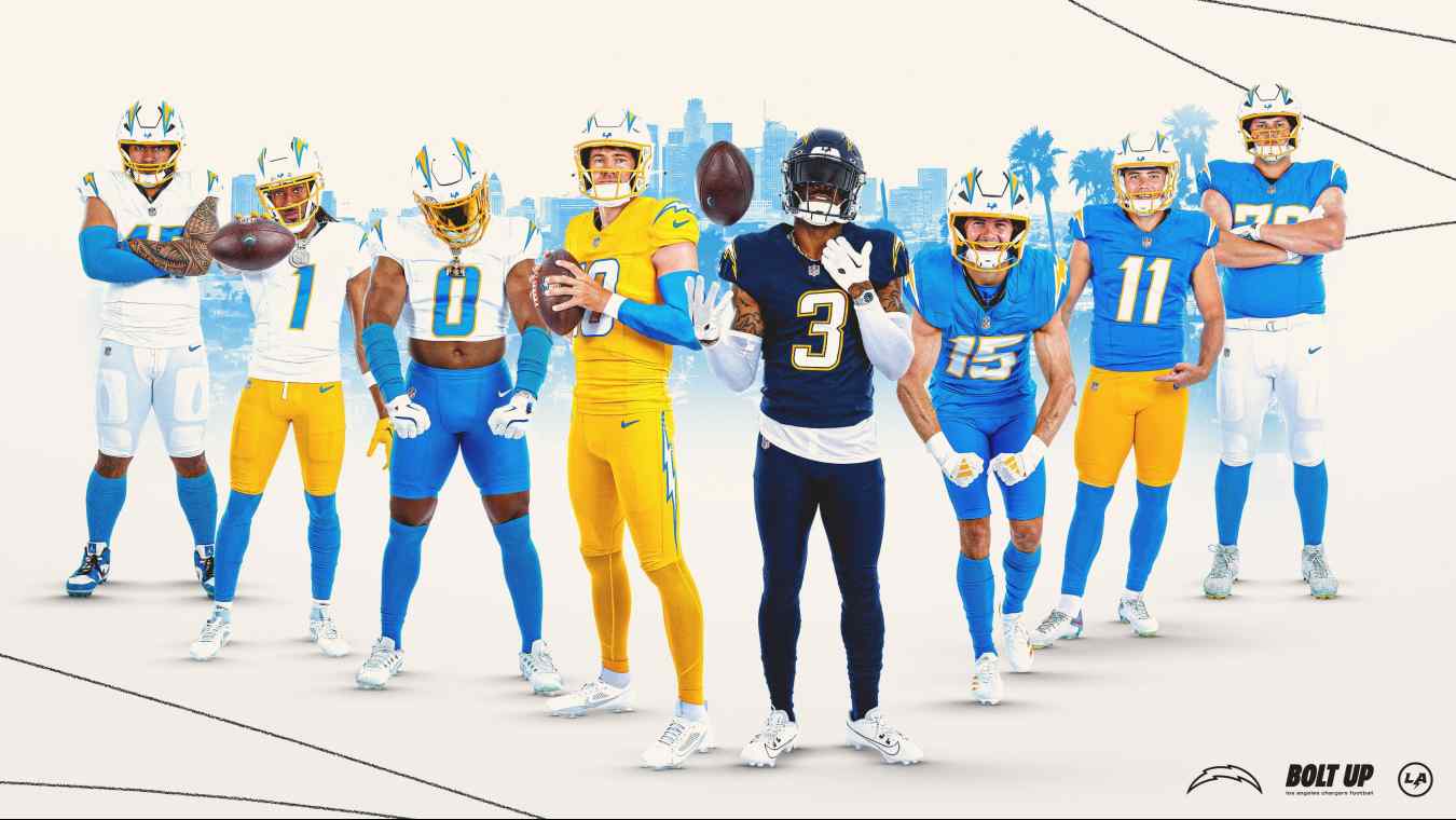 Chargers Turn Heads After Revealing 'Best Uniforms' in NFL