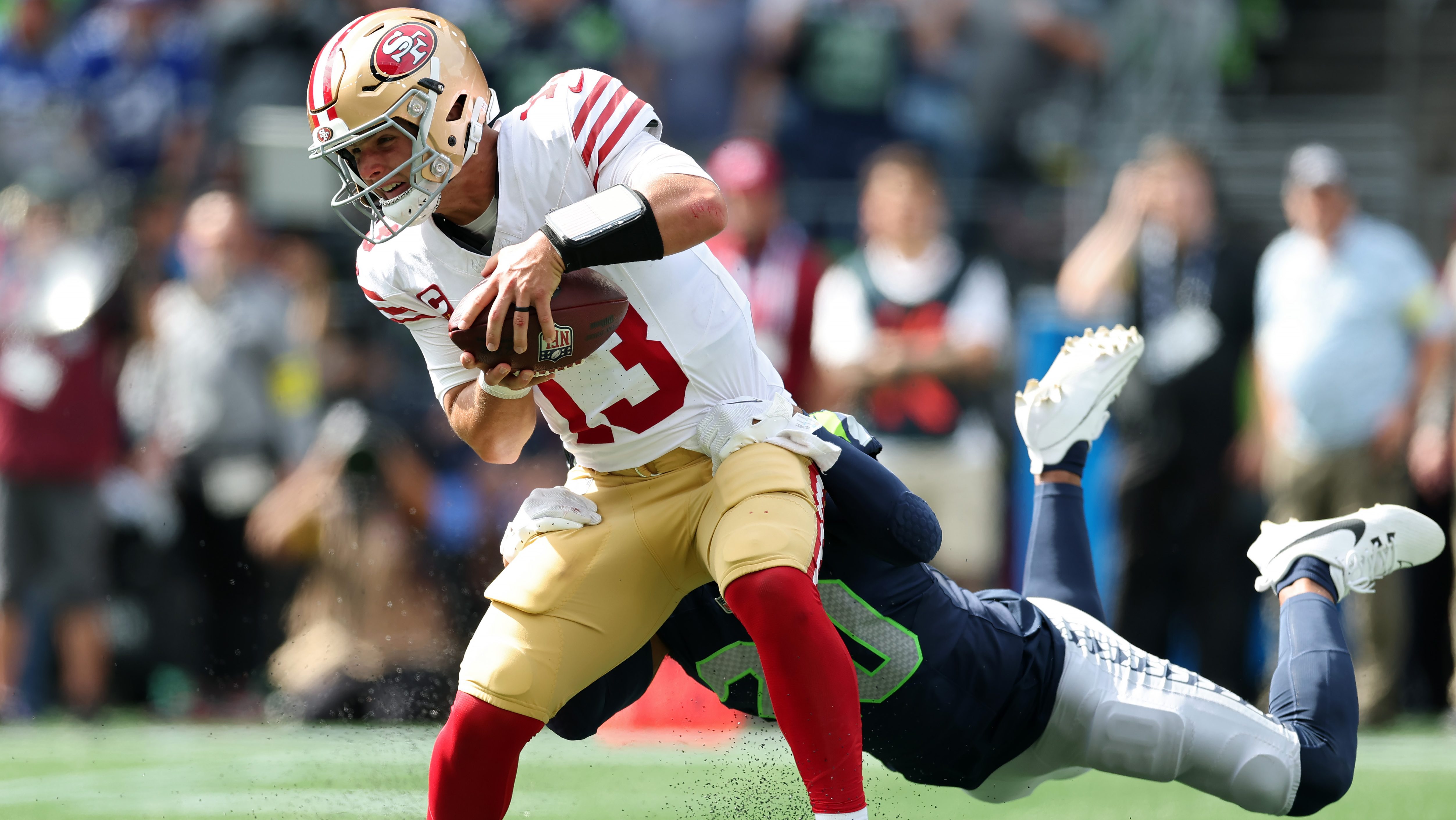 49ers QB Brock Purdy puede perderse el juego de la Semana 2 con una ...