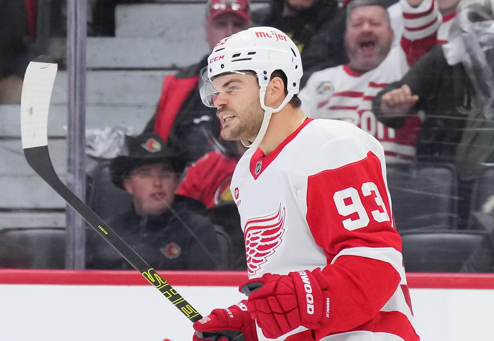 Red Wings' Alex DeBrincat Opens Up On Near Collapse vs. Kings