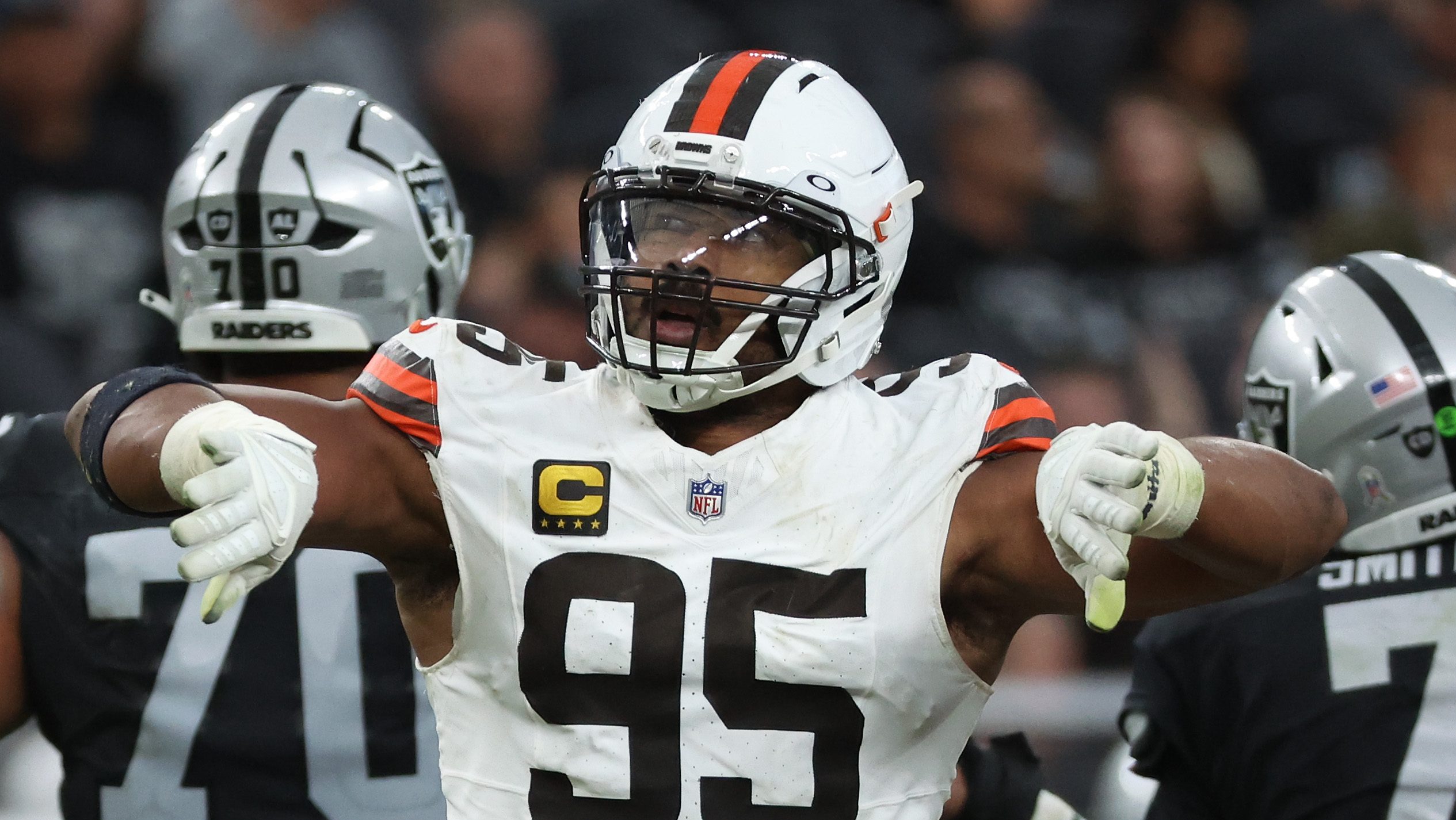 Browns Make Historic Myles Garrett Announcement During Raiders Game