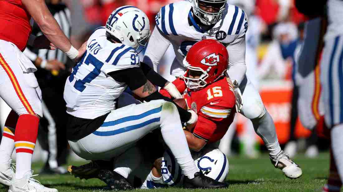 NFL Punishment Expected For Colts DE Hit on Patrick Mahomes