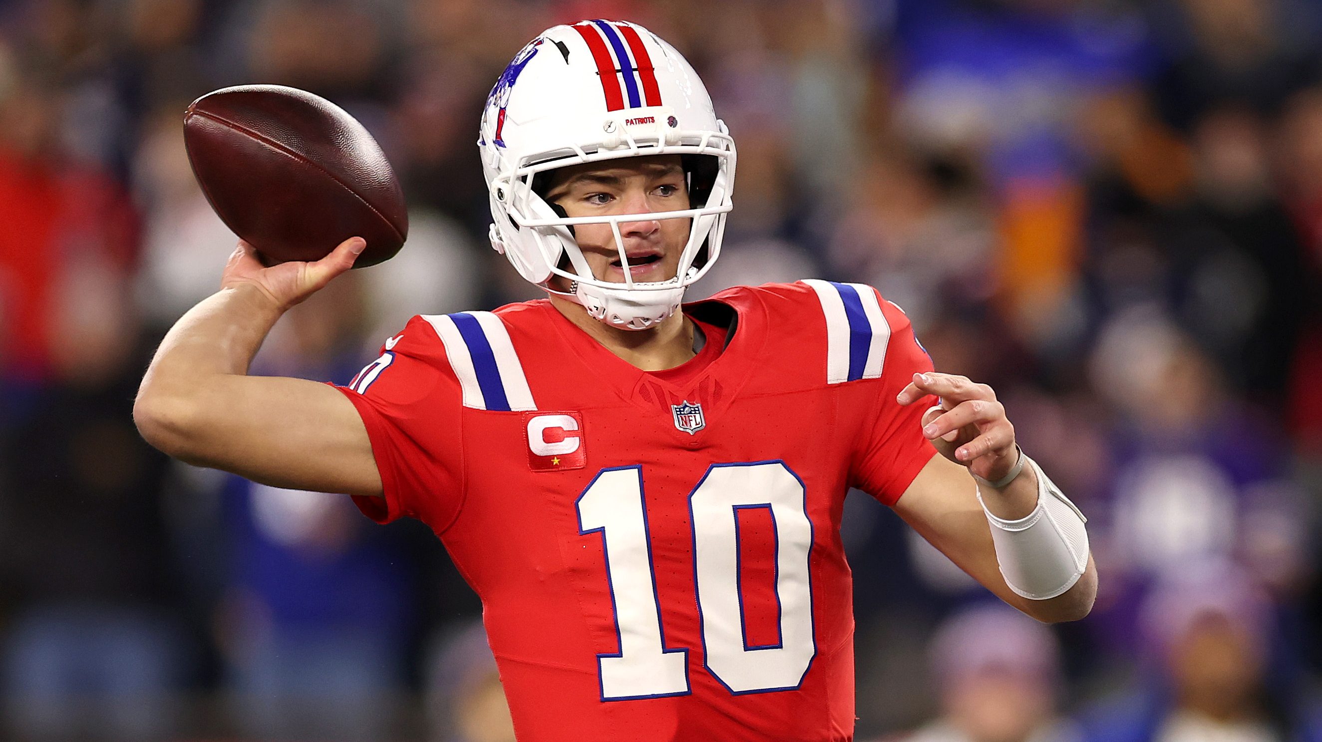 Patriots Drake Maye Talks Mike Vrabel's Mustache After Win Over Giants