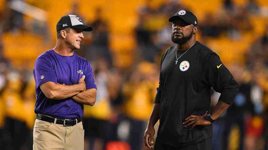Mike Tomlin, John Harbaugh React to Controversial Calls After Steelers ...