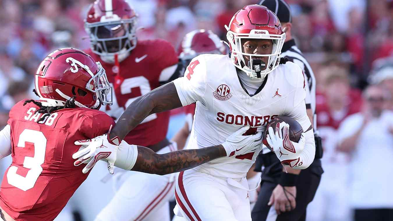 Who Is Deion Burks, Oklahoma Wide Receiver Lighting Up CFP - Heavy Sports