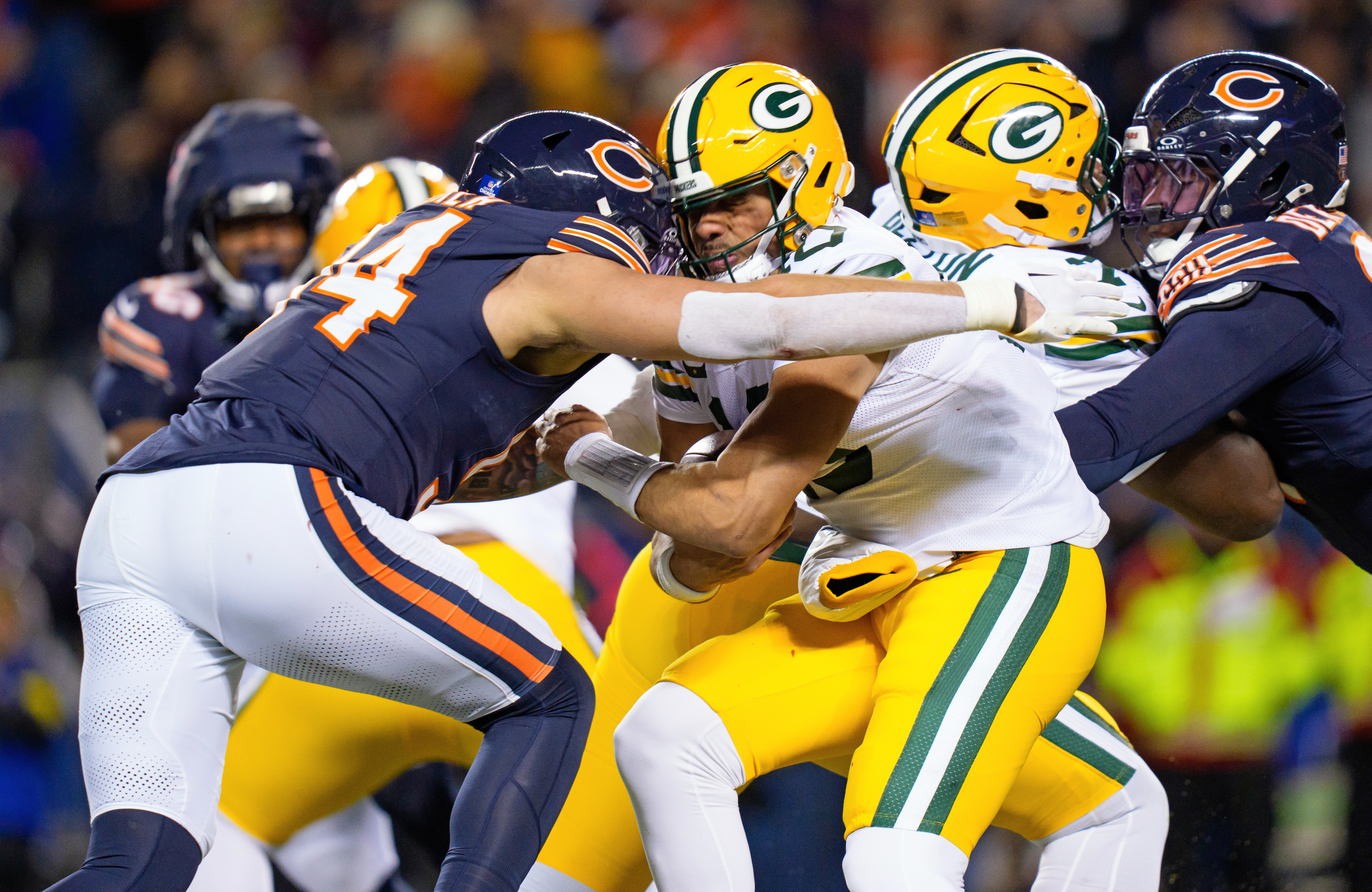 Bears DE Austin Booker Gets Double NFL Punishment After Injuring Jordan ...