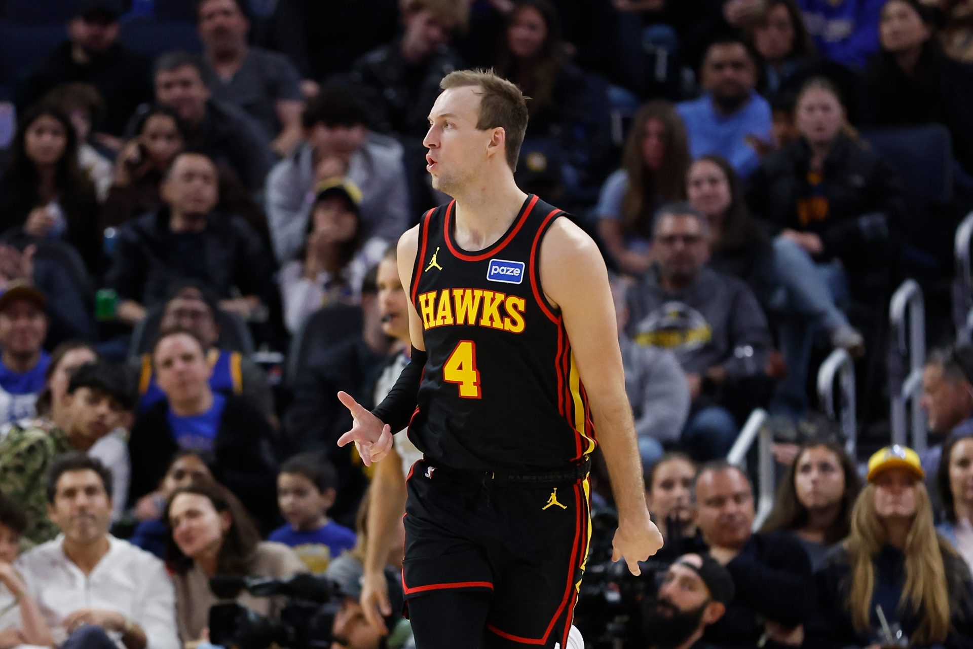 Hawks Sharpshooter Has Impressive Game Against Warriors