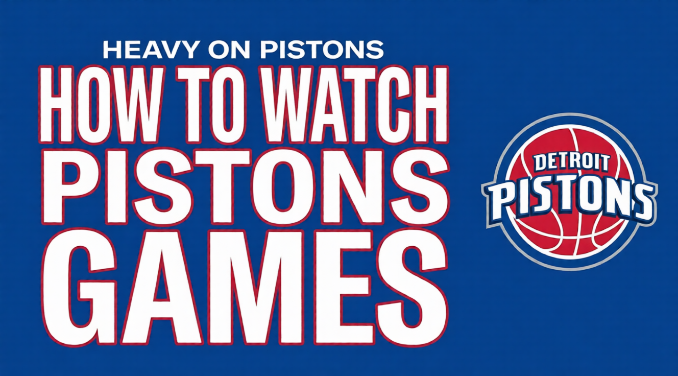 How to Watch Pistons Games Without Cable in 2026 - HEAVY