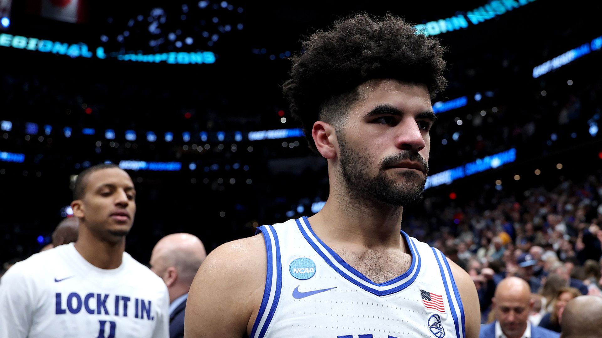 Cayden Boozer Breaks Down After Costly Turnover Ends Duke’s Season