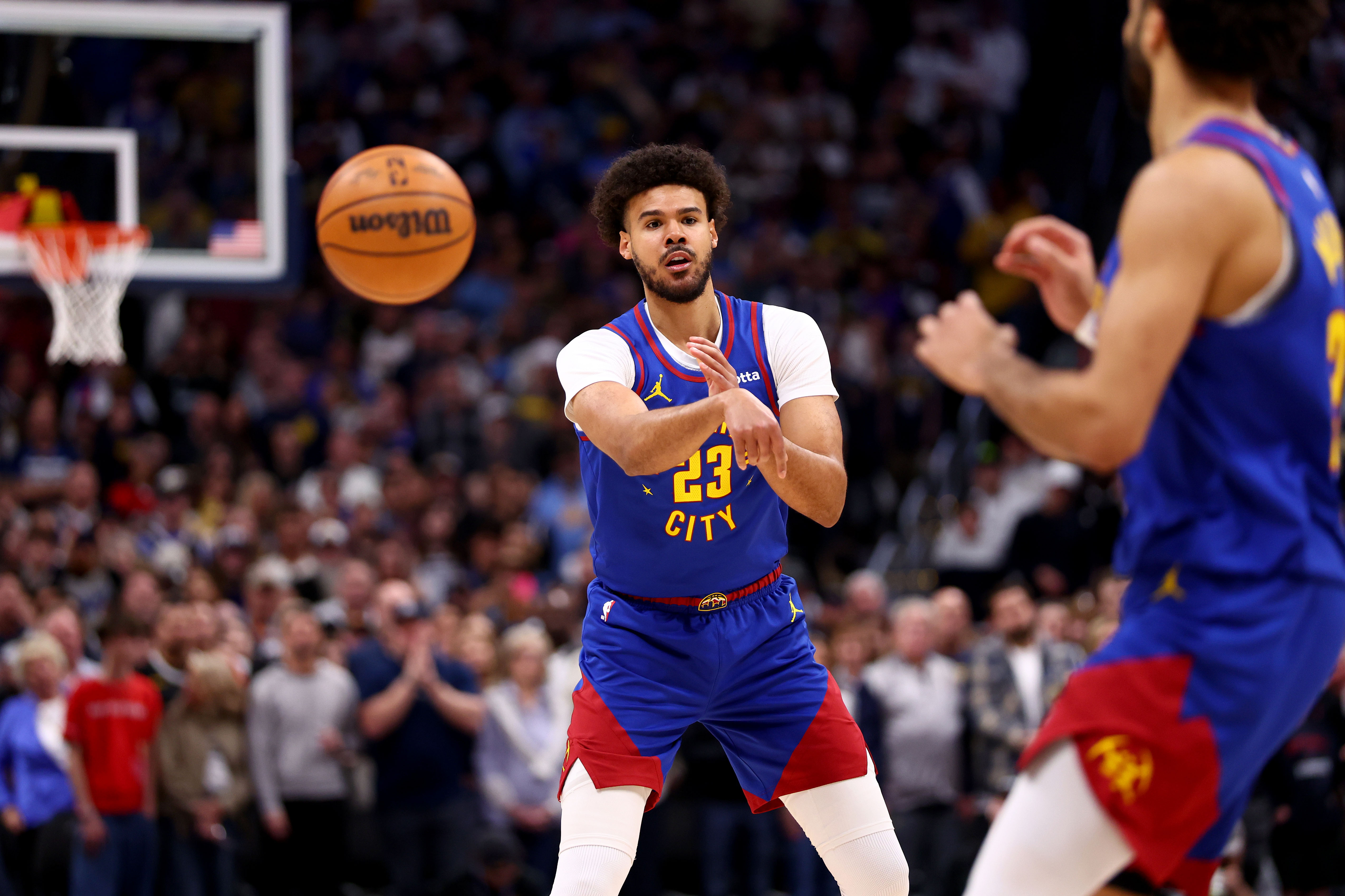 Cam Johnson Reacts to Injury After Nuggets Win vs Warriors