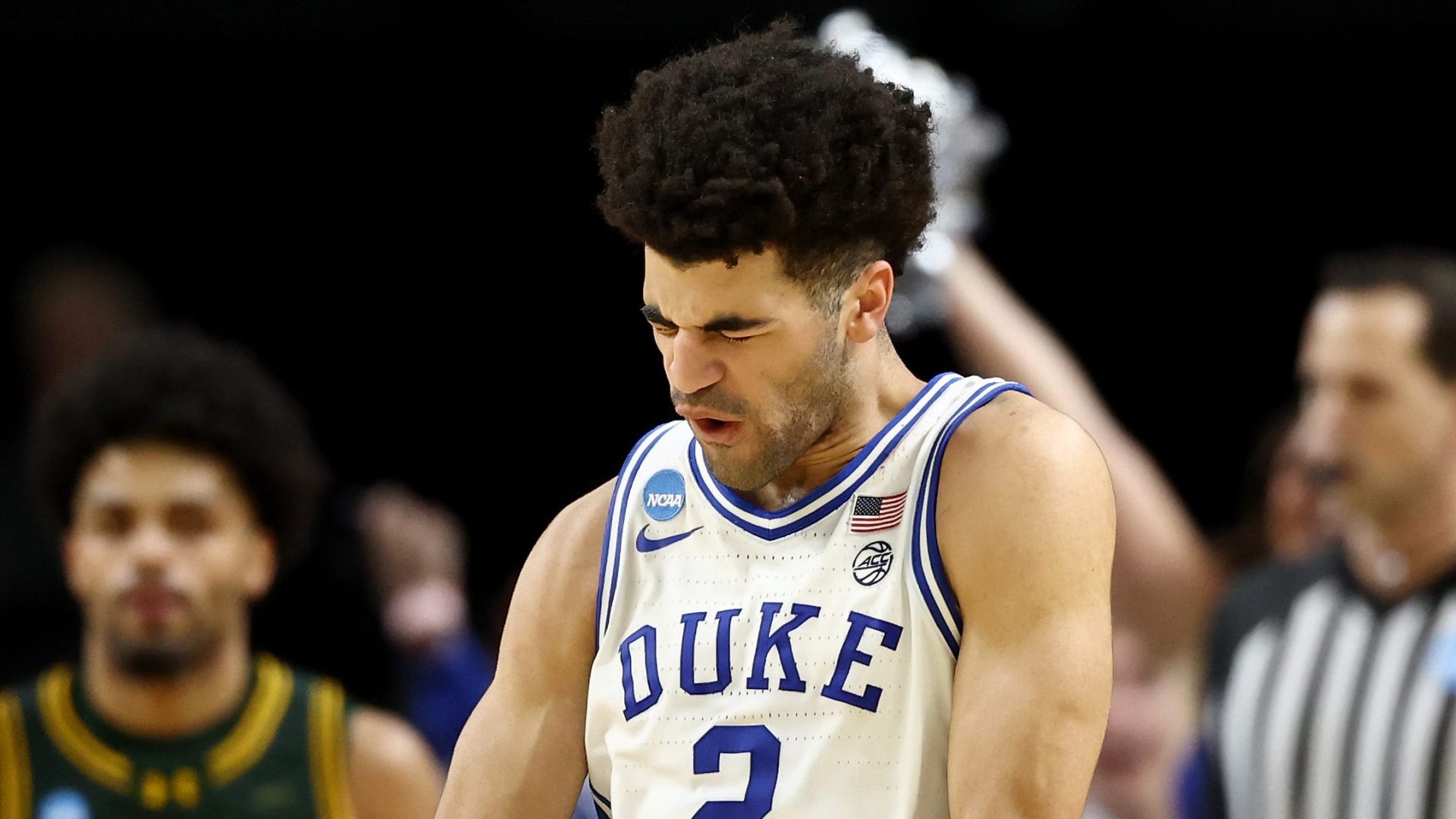 Cayden Boozer Reacts to Caleb Foster Status Before Sweet 16 - Heavy Sports