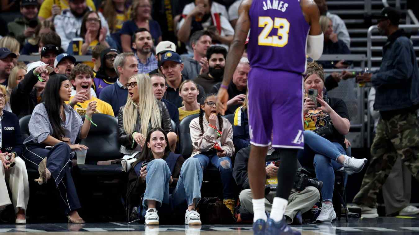 Caitlin Clark’s LeBron James Photos Go Viral During Lakers Surge - HEAVY