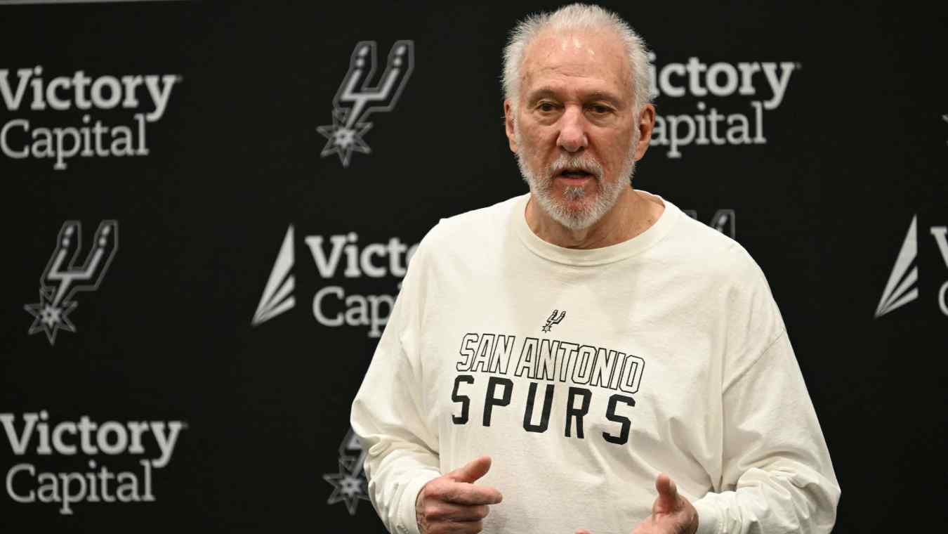 Gregg Popovich Attends Spurs Practice, Addresses Team Before Playoffs ...