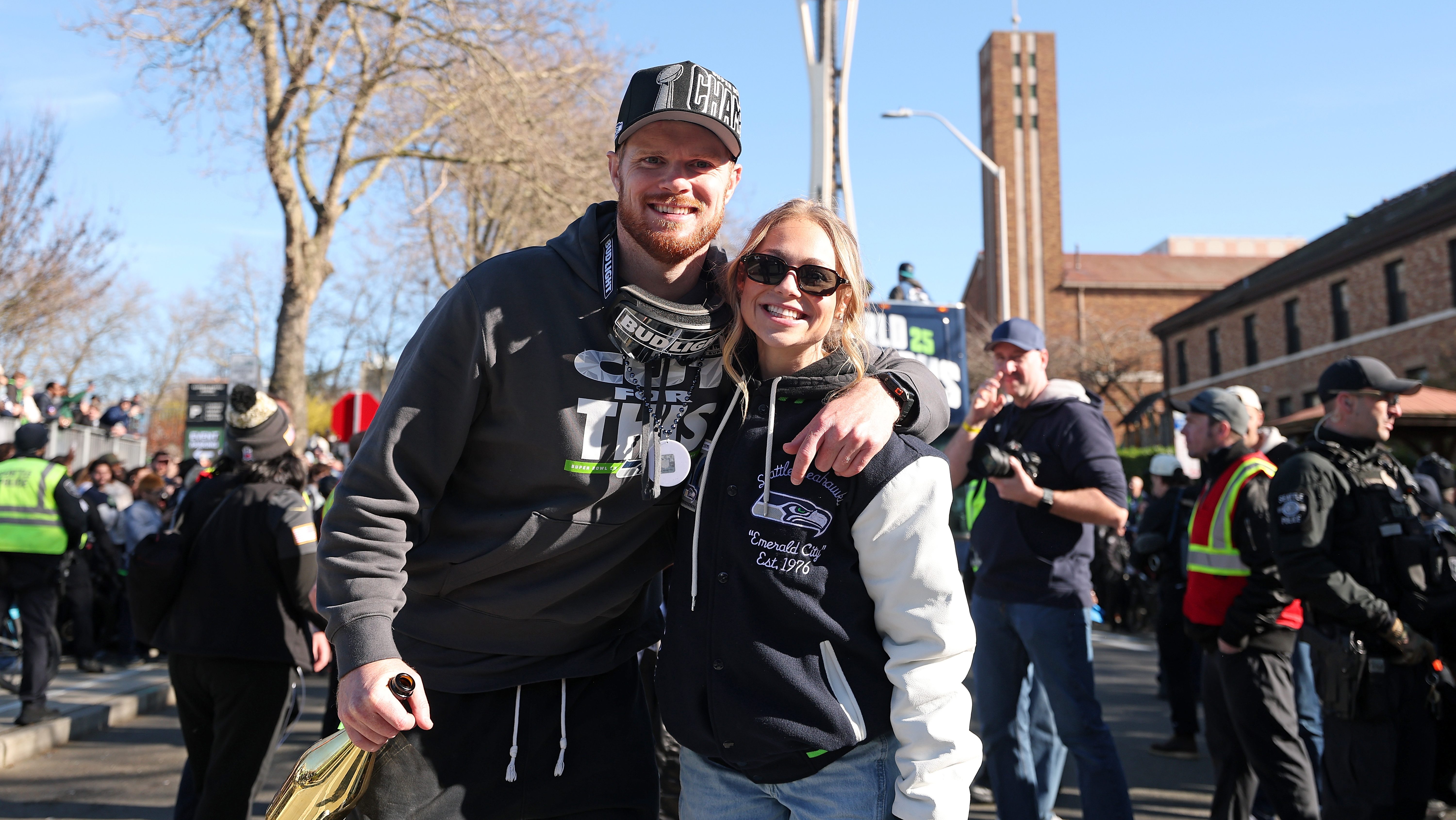 Seahawks QB Sam Darnold & His Wife Katie Share First Look at 'Magical ...