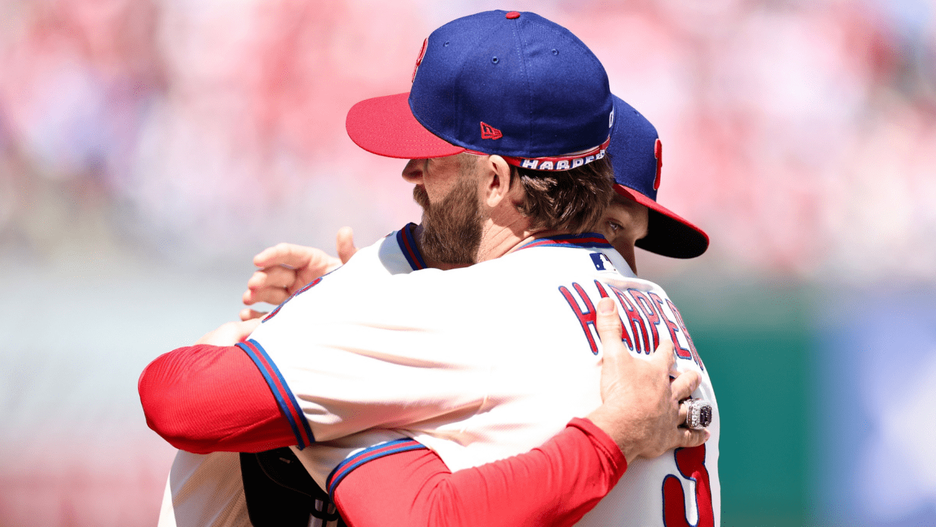 Phillies’ Bryce Harper Admission Makes Rhys Hoskins Exit Sting