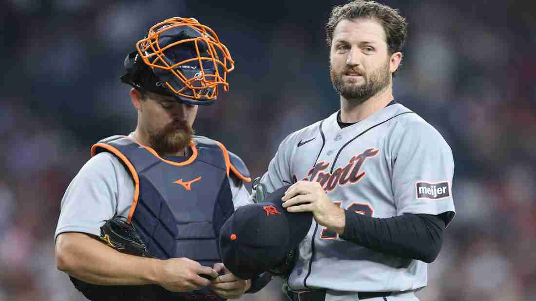 Casey Mize Exits Tigers Game After Injury vs. Angels