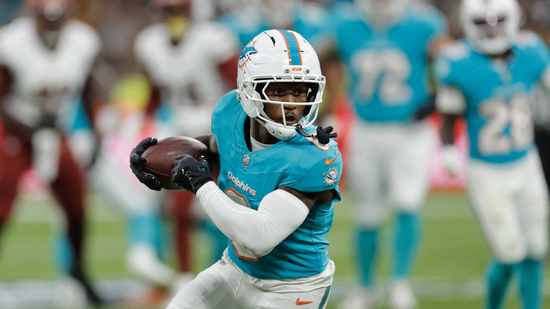 Dolphins WR Malik Washington Labeled 2026 Breakout Candidate