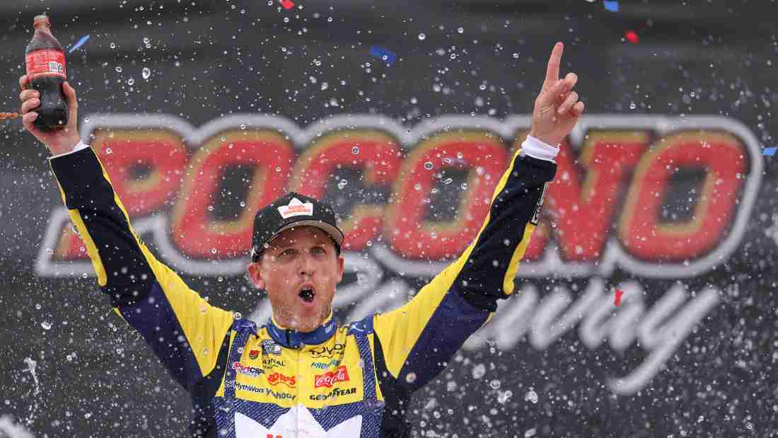Denny Hamlin Wins Third Straight NASCAR Cup Race at Pocono