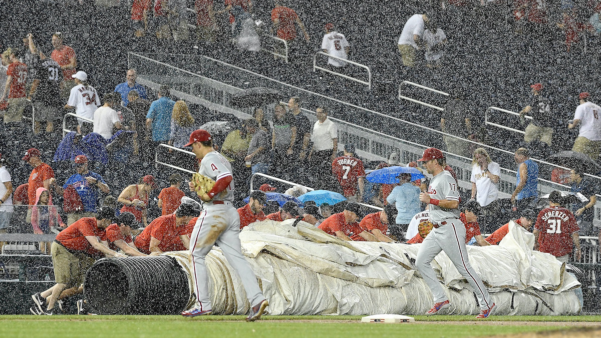 Was the Phillies-Nationals Game Delayed Today? Has it Started Again?